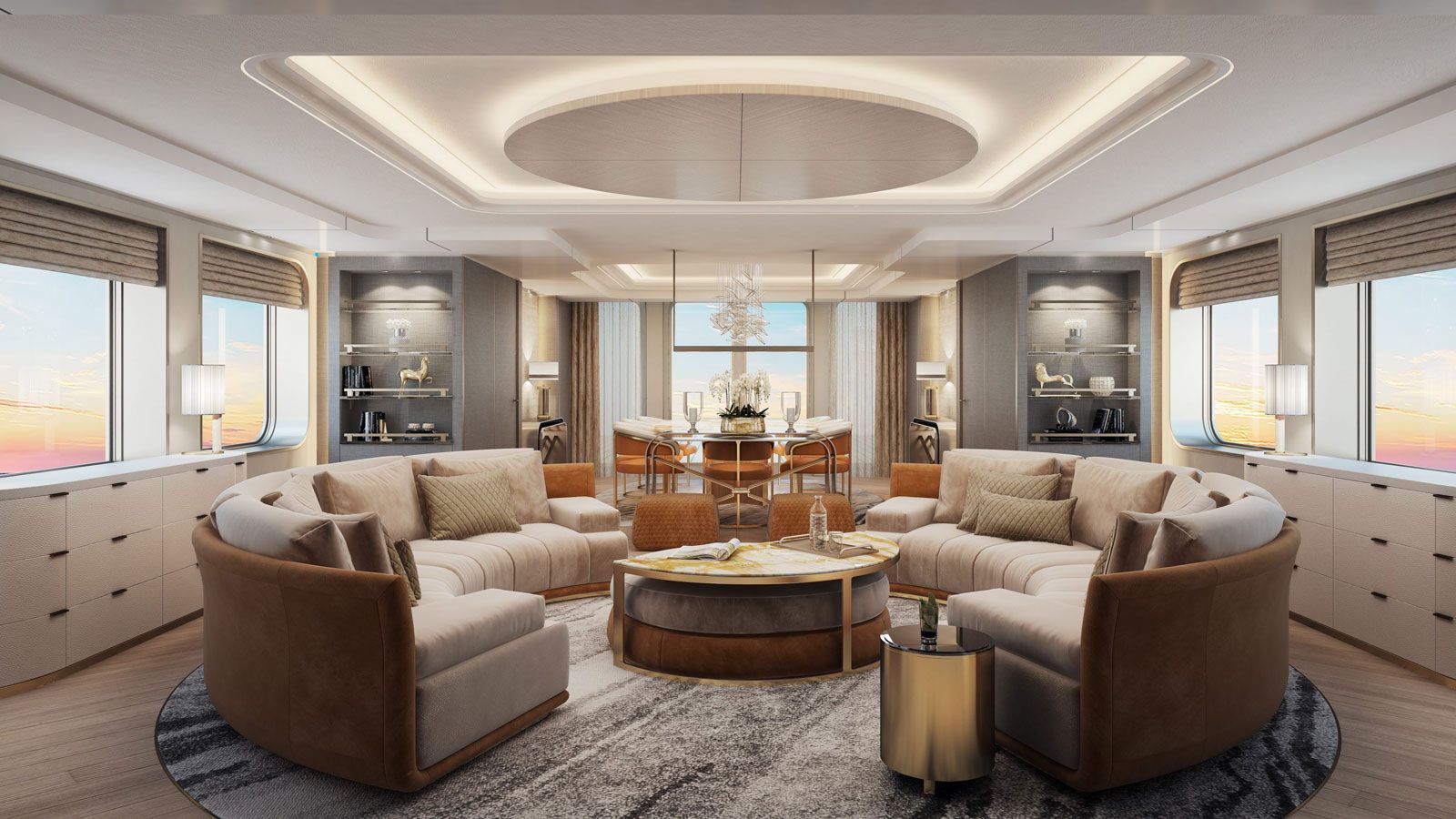 Amels Reveals Custom Interior of Third Amels 200 Superyacht
